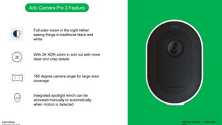 Arlo pro 3 | PPT