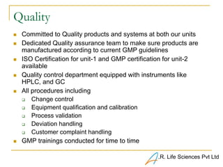 Pharmaceutical Products by A.R. Life Sciences Private Limited Hyderabad ...