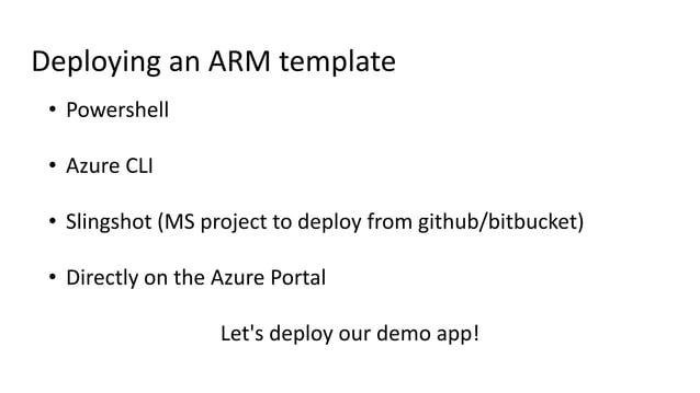 Azure Templates for Consistent Deployment | PPT