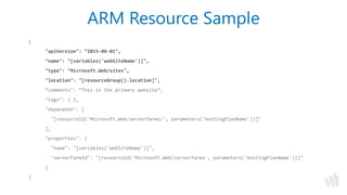 Azure and DevOps: ARM & ARM | PPT