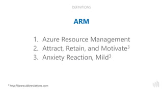 Azure and DevOps: ARM & ARM | PPT