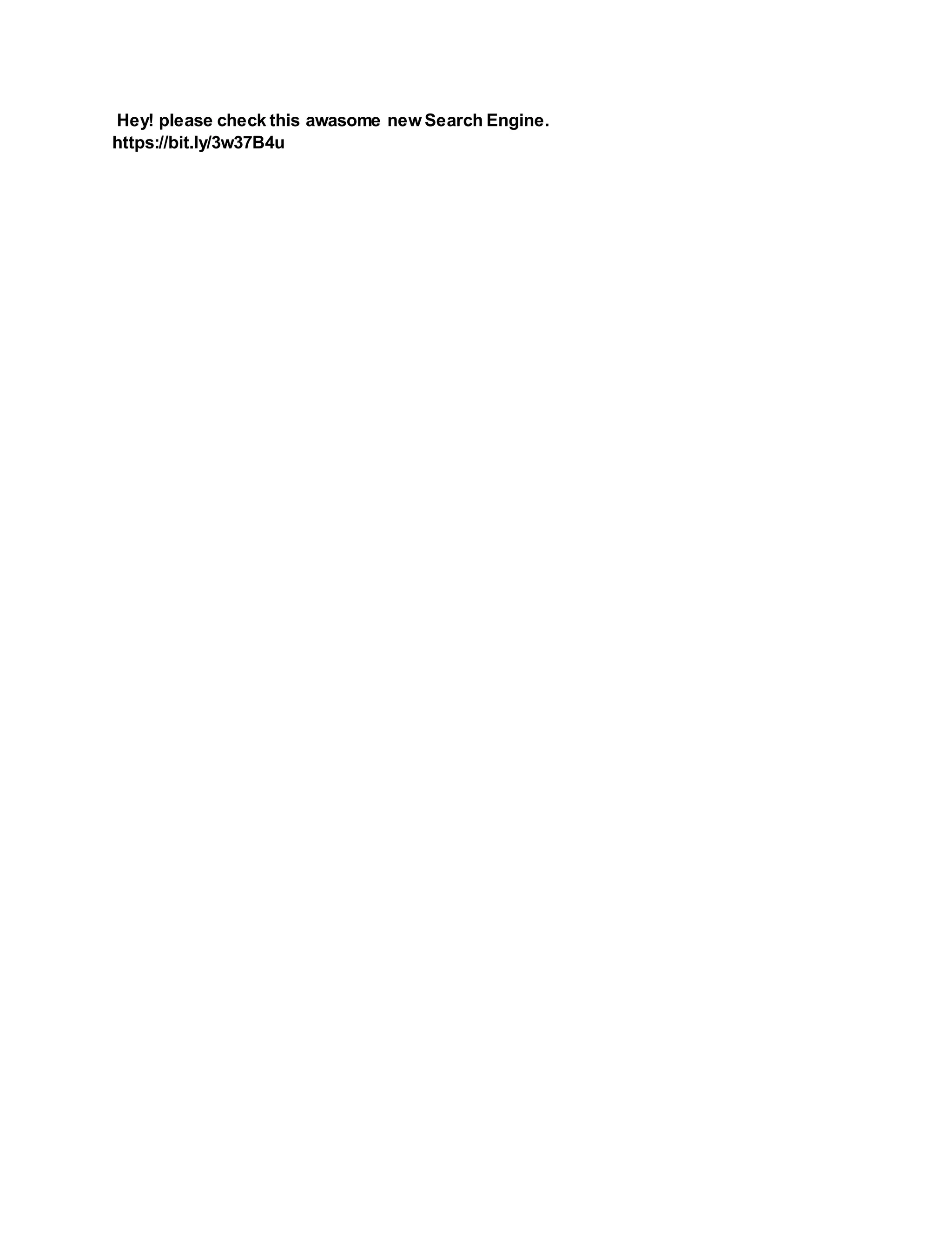 New Search Engine | DOCX