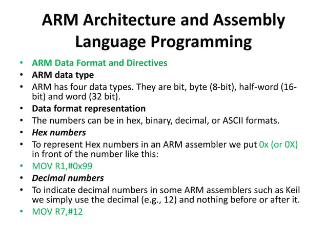arm.pptx | Programming Languages | Computing