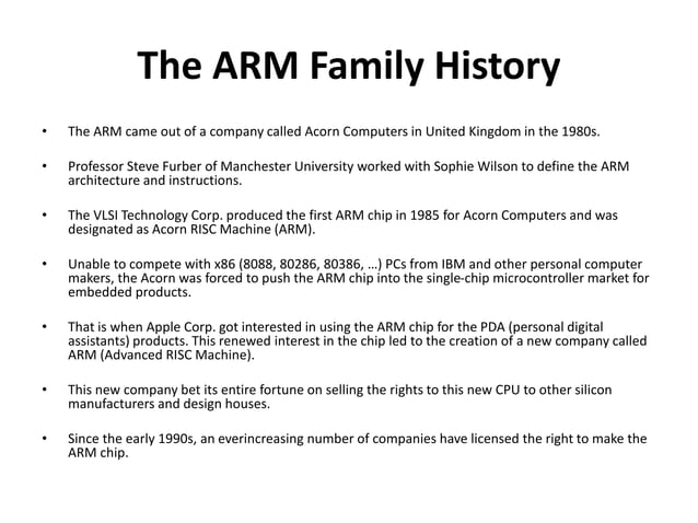 arm.pptx | Programming Languages | Computing