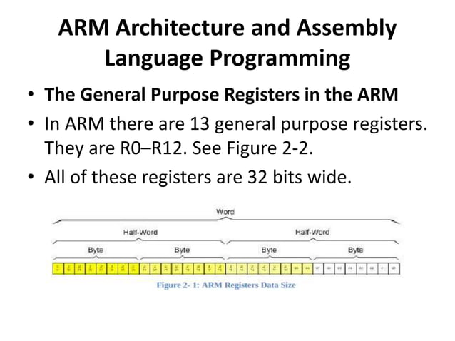 arm.pptx | Programming Languages | Computing