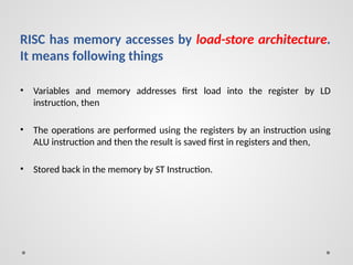 ARM introduction registers architectures | PPTX