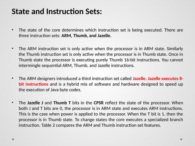 ARM introduction registers architectures | PPT
