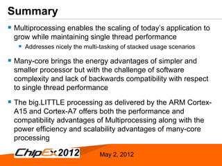 Power Optimization Through Manycore Multiprocessing | PPT