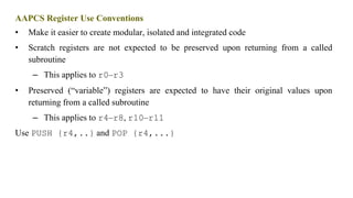 Arm cortex-m4 programmer model | PPTX