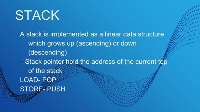 ARM stacks, subroutines, Cortex M3, LPC 214X | PPTX