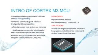 ARM stacks, subroutines, Cortex M3, LPC 214X | PPTX