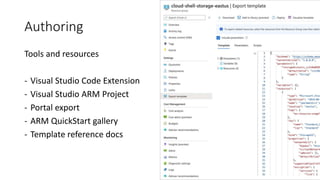 ARM Tempalte Authoring | PPTX