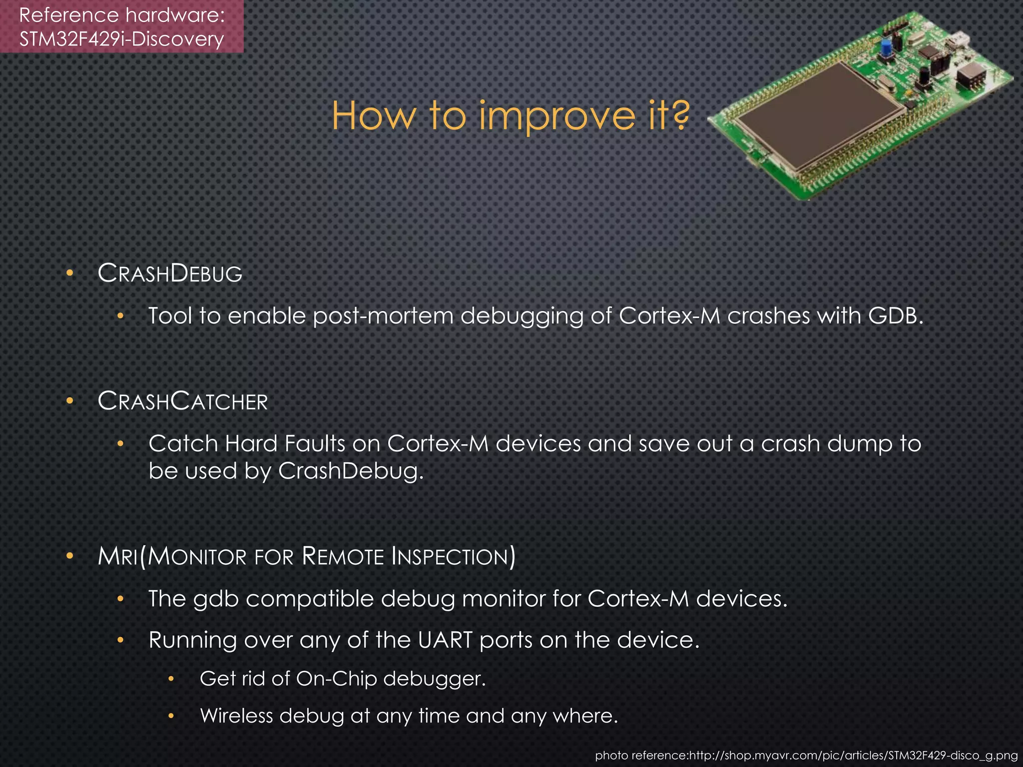 ARM uVisor Debug Refinement Project(debugging facility improvements) | PDF