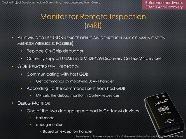 ARM uVisor Debug Refinement Project(debugging facility improvements) | PPT