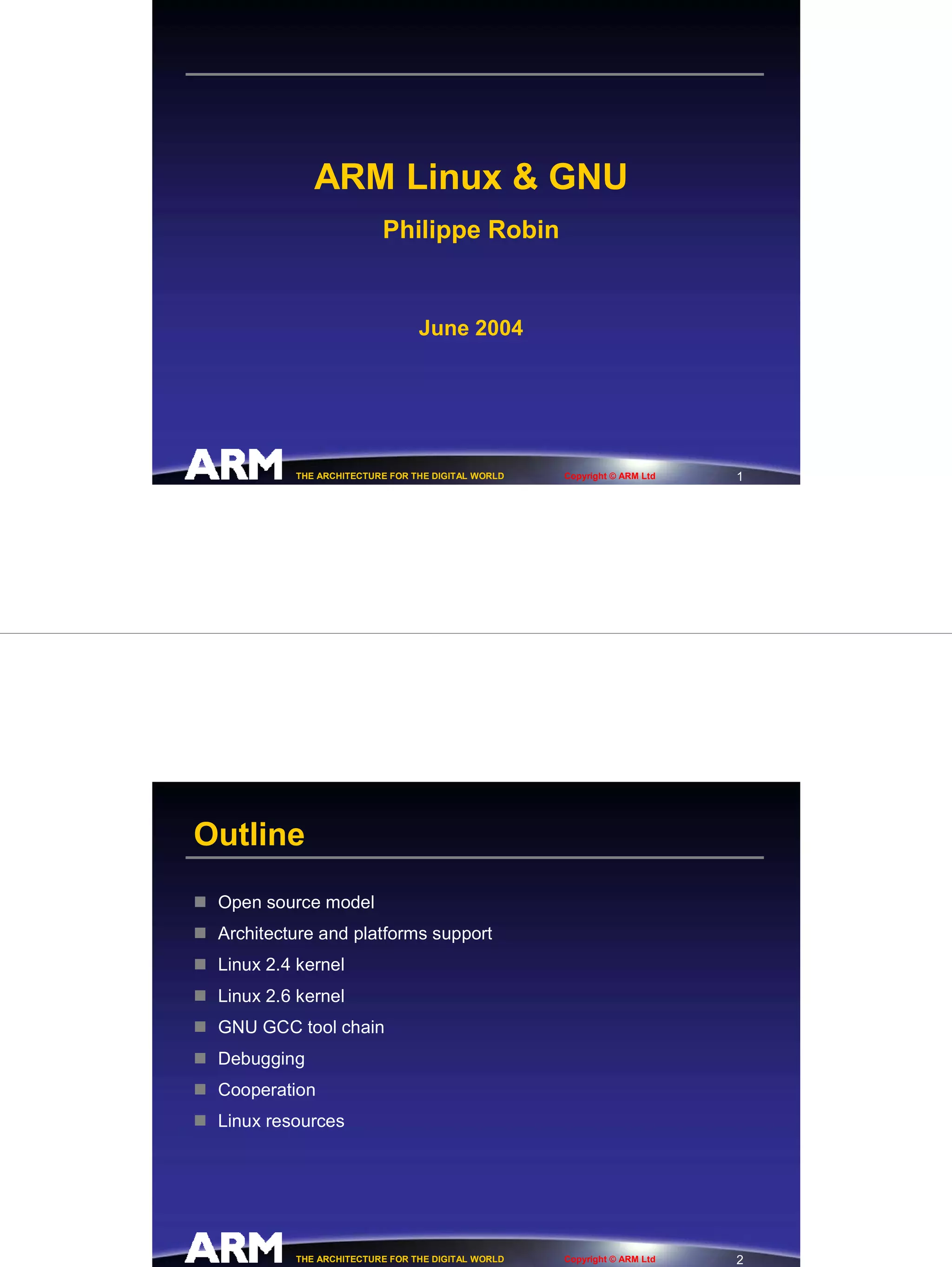 Porting linux on ARM | PDF