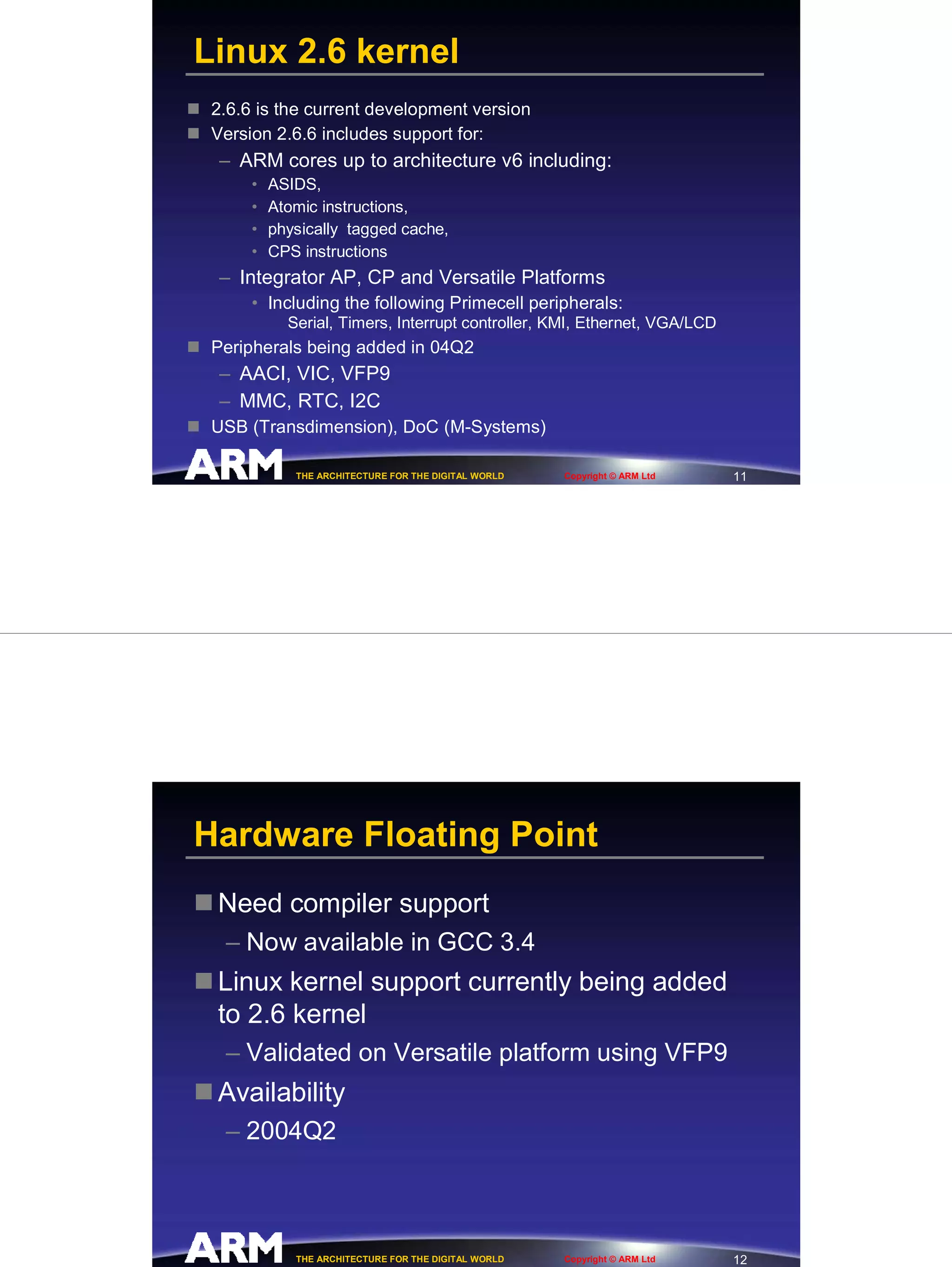 Porting linux on ARM | PDF