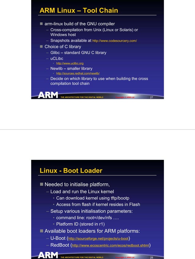 Porting linux on ARM | PDF