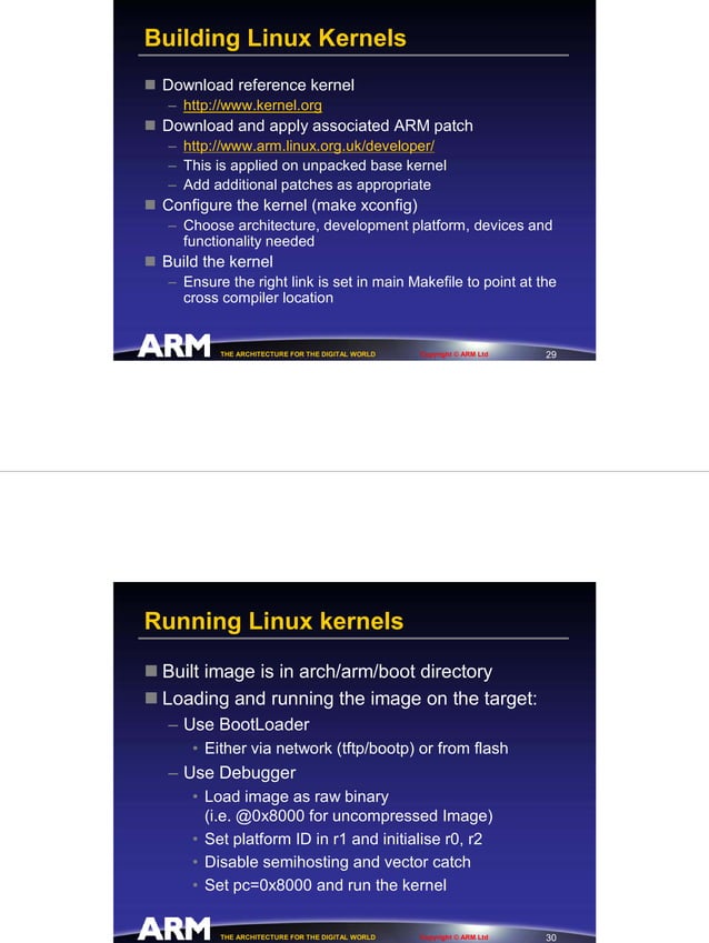 Porting linux on ARM | PDF