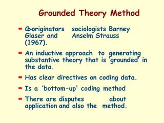 Grounded Theory | PPT