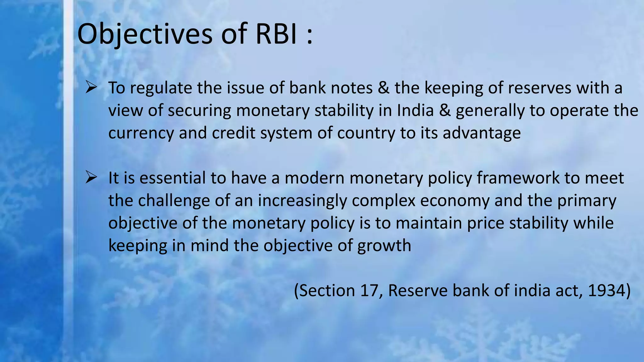 Reserve bank of India | PPT