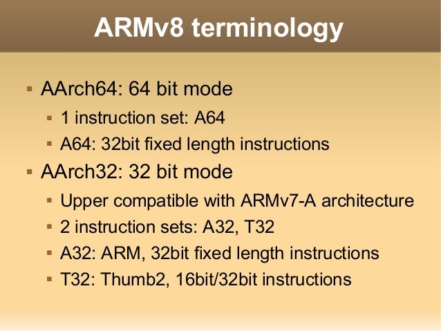 ARM 64bit has come!