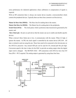 Arm7 Interfacing examples | DOCX