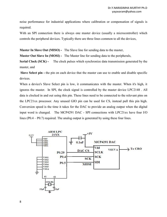 Arm7 Interfacing examples | DOCX