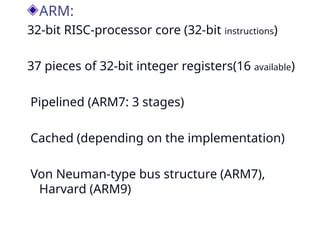ARM7_Architecture.ppt, RISC-processor core | PPT