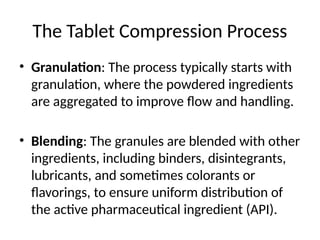 Compression of Granules Using Tablet Punching Machine | PPT