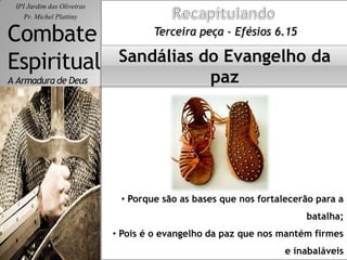 Combate Espiritual, Armadura de Deus - Escudo da fé | PDF