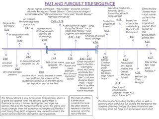 Title sequence analysis | PPT