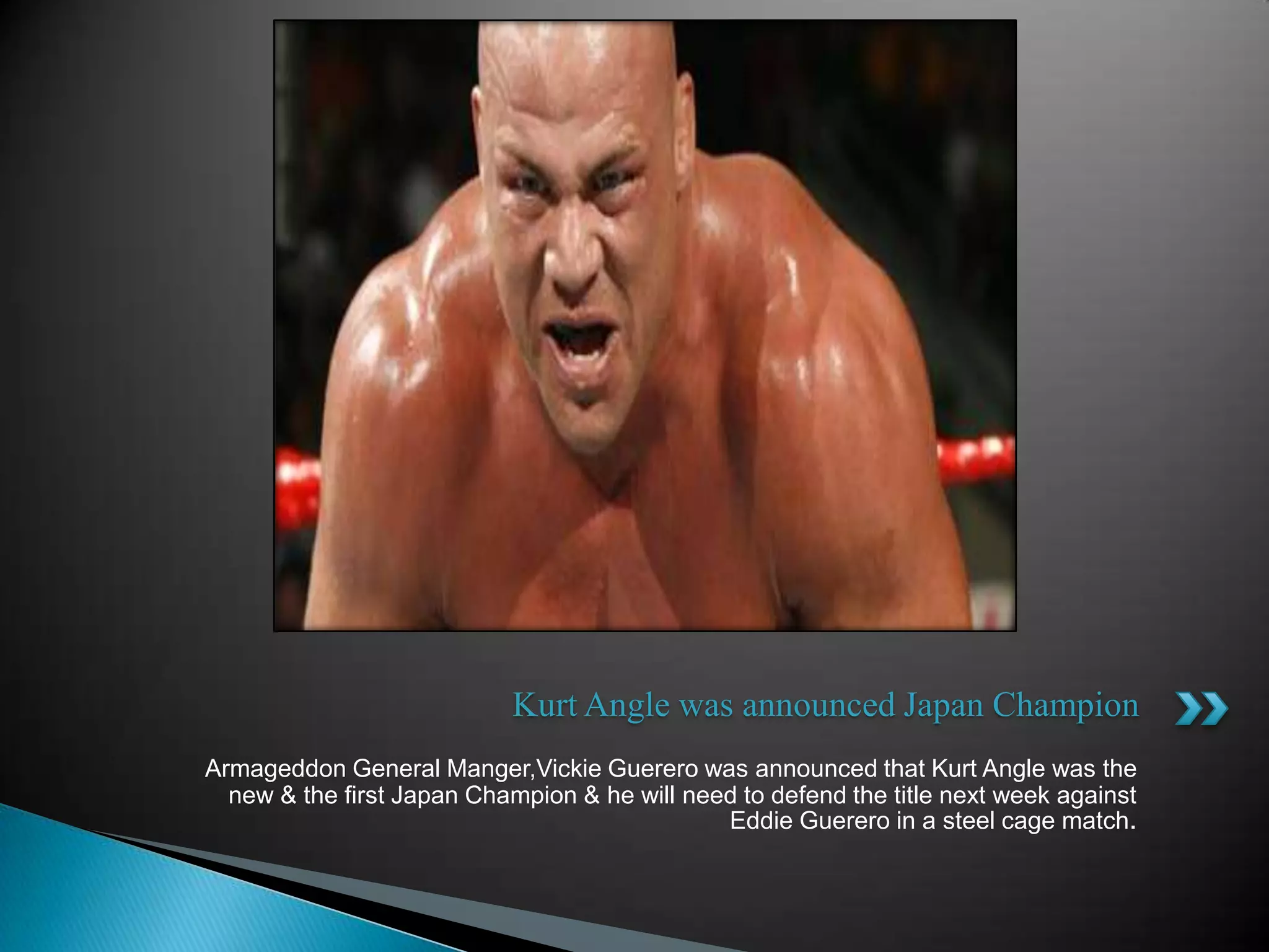 Armageddon week 1 news | PPTX