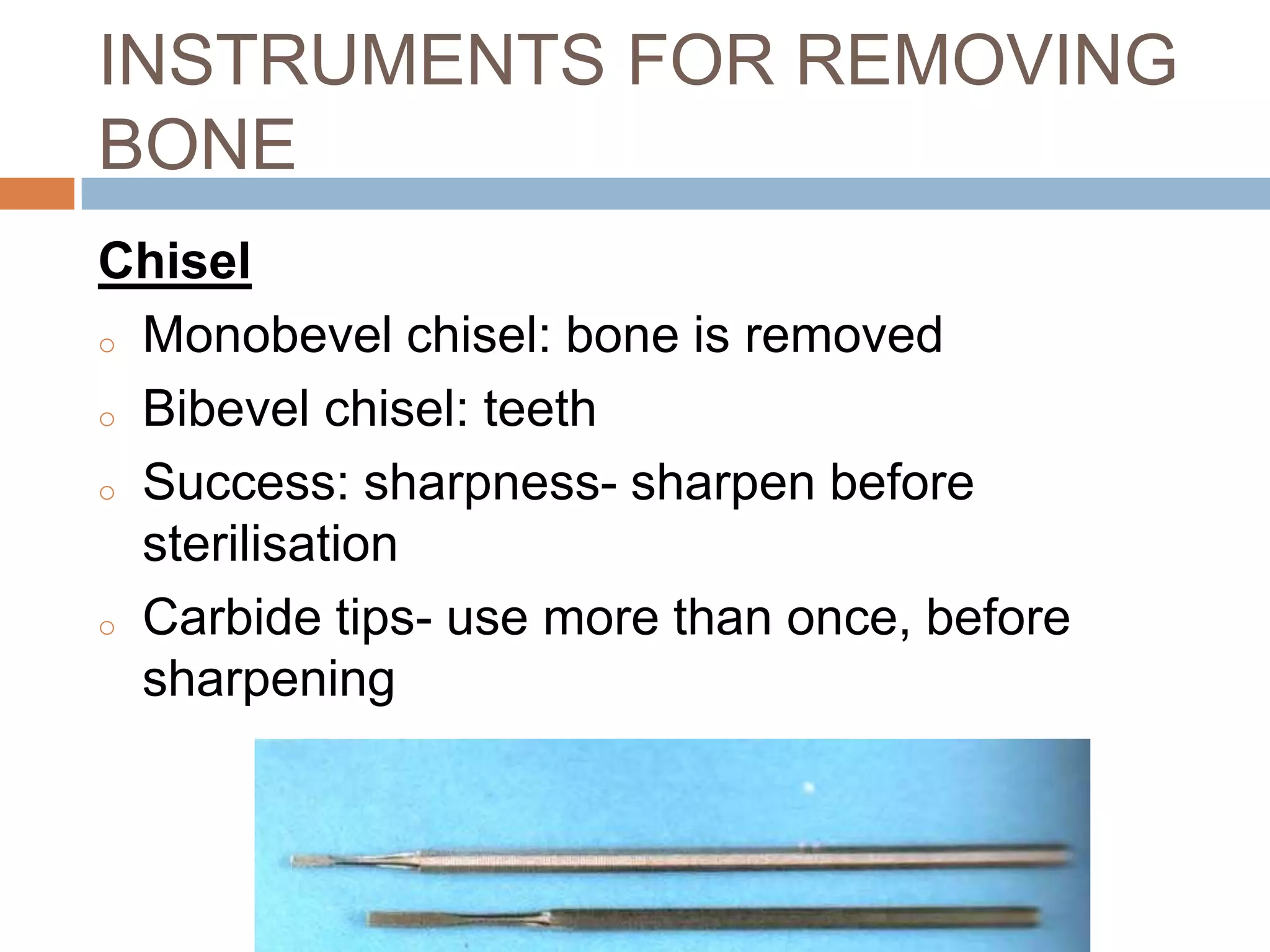 Armamentarium for basic oral surgery | PPTX