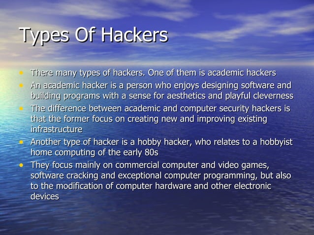 Armand Hacking | PPT