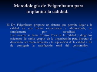 Armand Feigenbaum | PPT