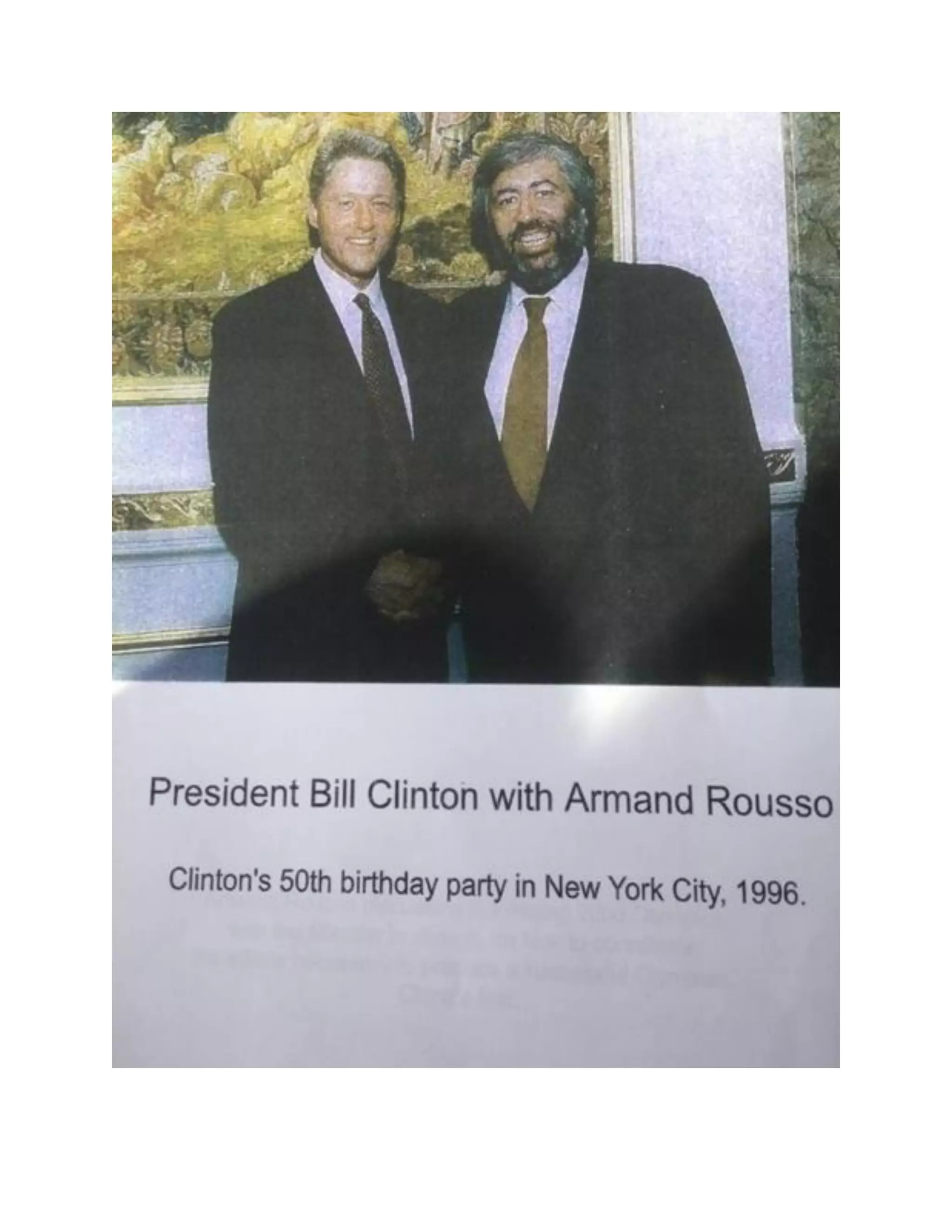 Armand Rousso with Bill Clinton | PDF
