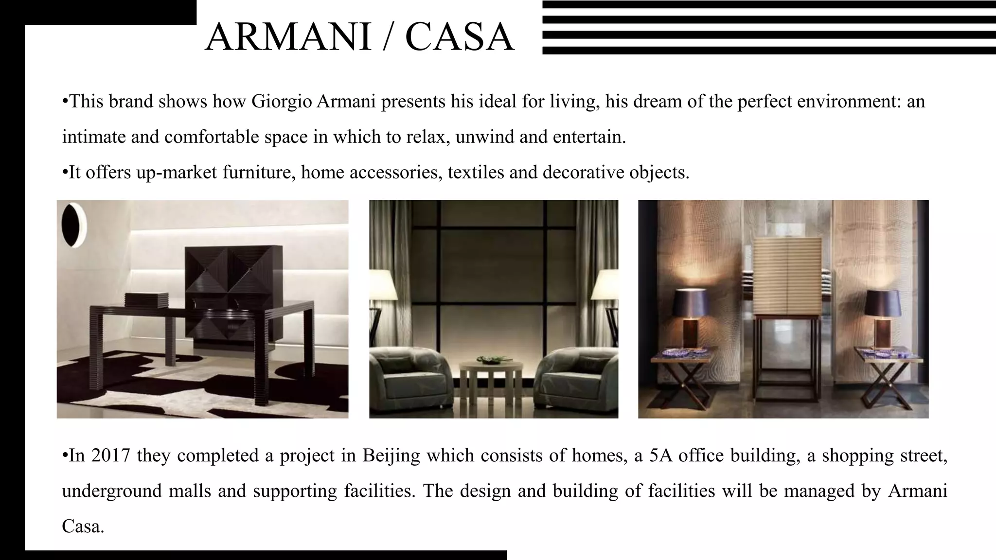 COMPLETE IN DEPTH STUDY ABOUT THE BRAND ARMANI | PPTX