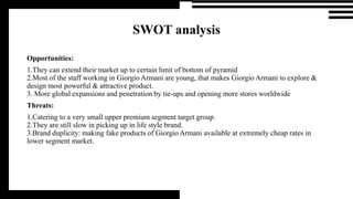 COMPLETE IN DEPTH STUDY ABOUT THE BRAND ARMANI | PPTX