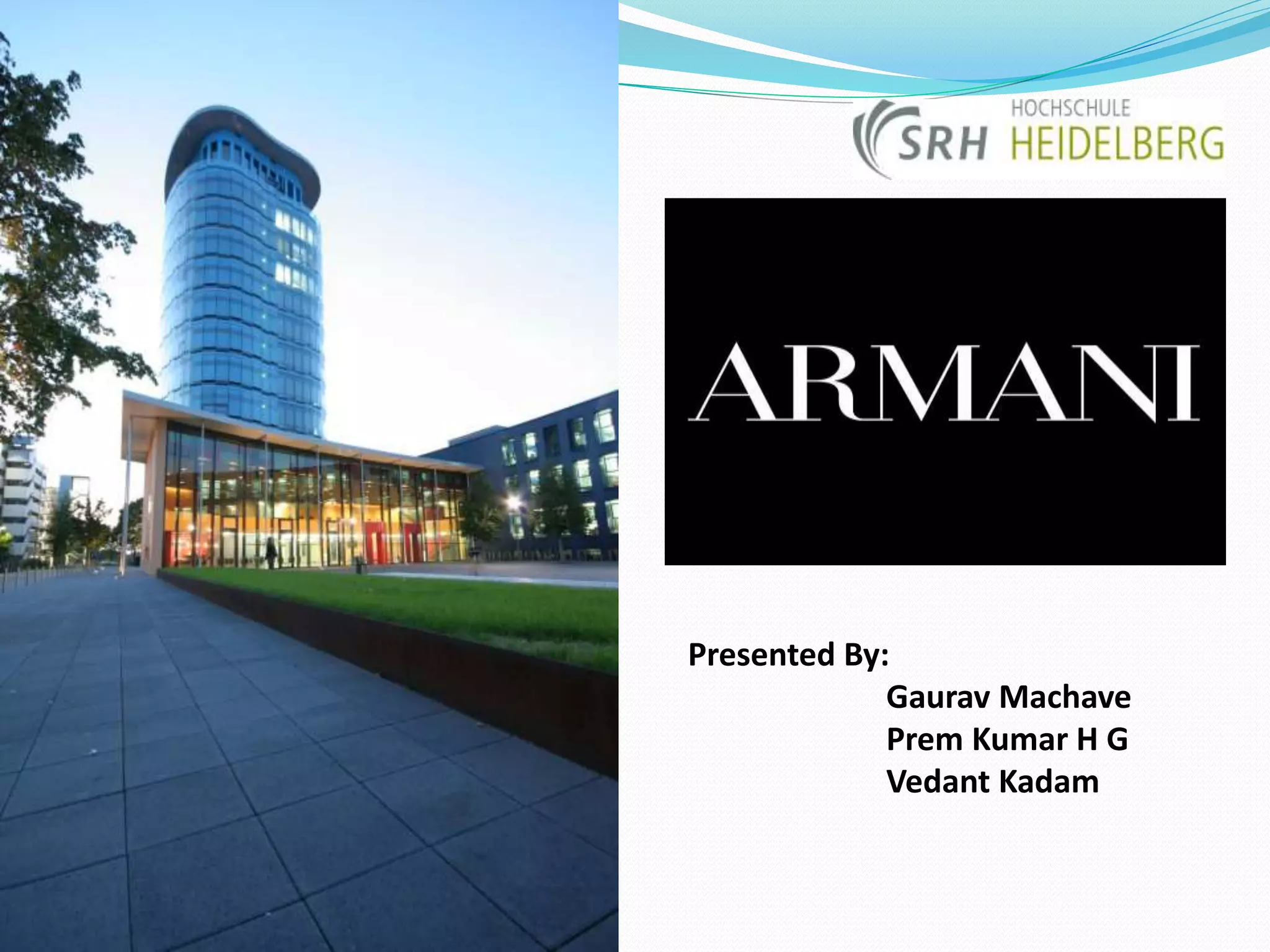 Armani Marketing Analysis | PPTX