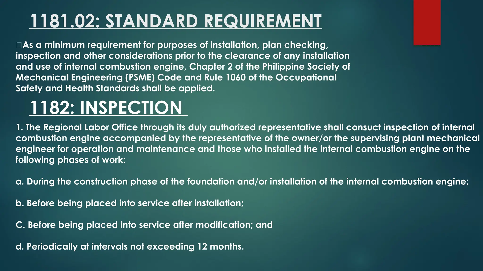 Rule 1180: Internal Combustion Engine... | PPTX