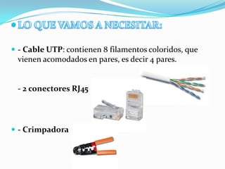 Armar cable utp | PPTX
