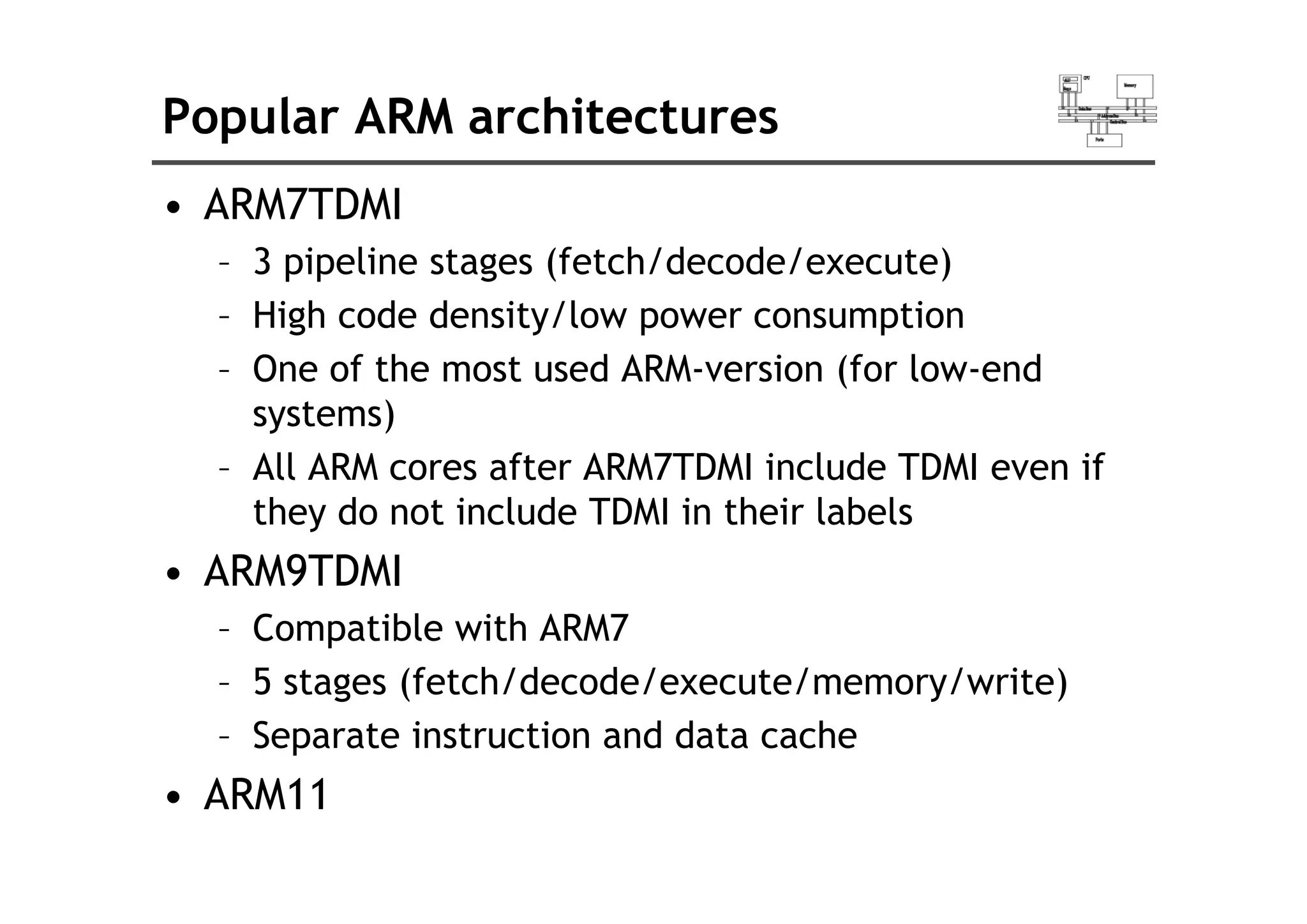 Arm Architecture Ppt