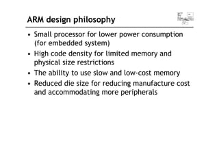 ARM Architecture | PDF