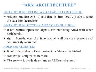 Arm architechture | PPTX