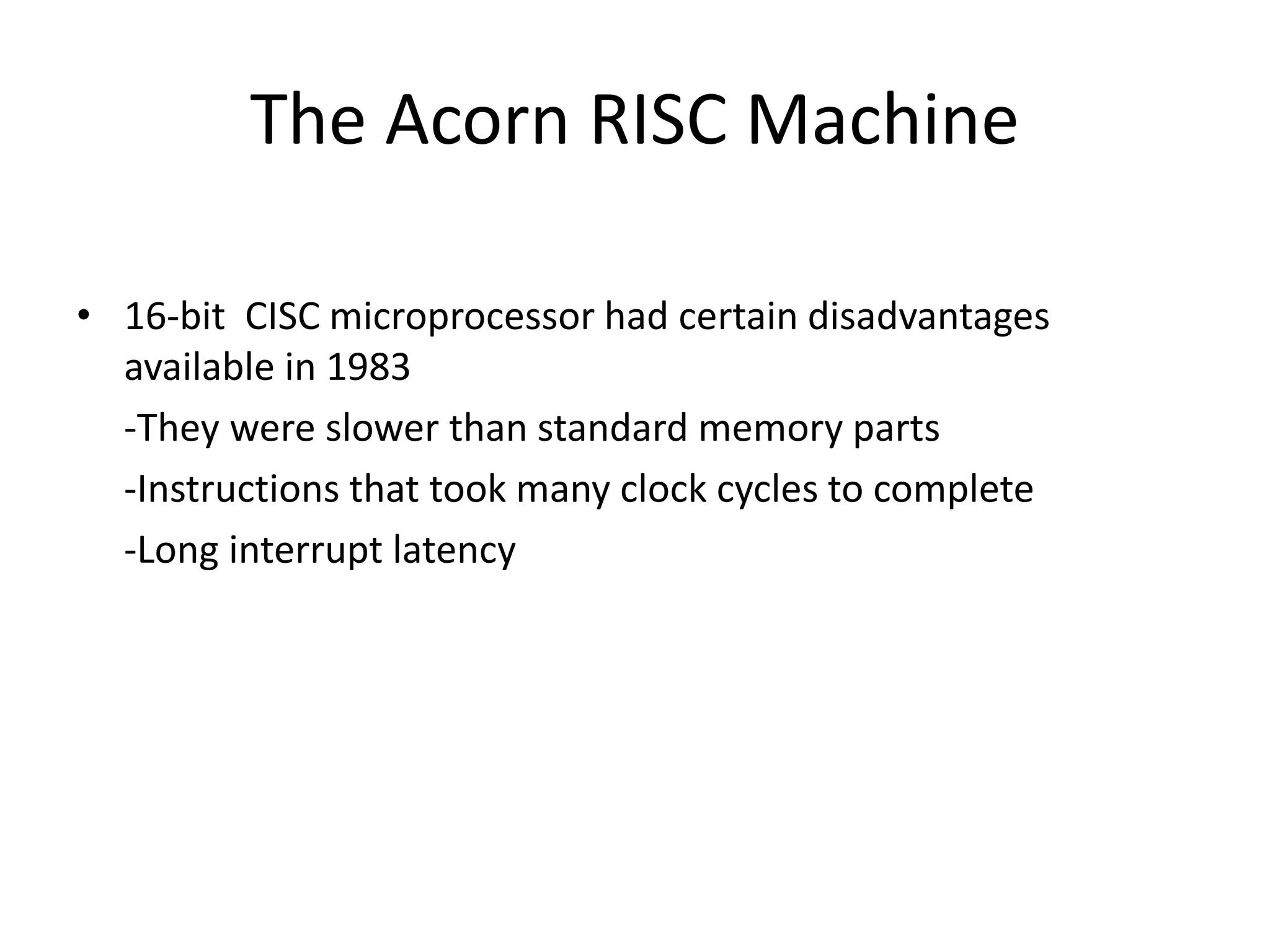 Arm architecture chapter2_steve_furber | PPTX