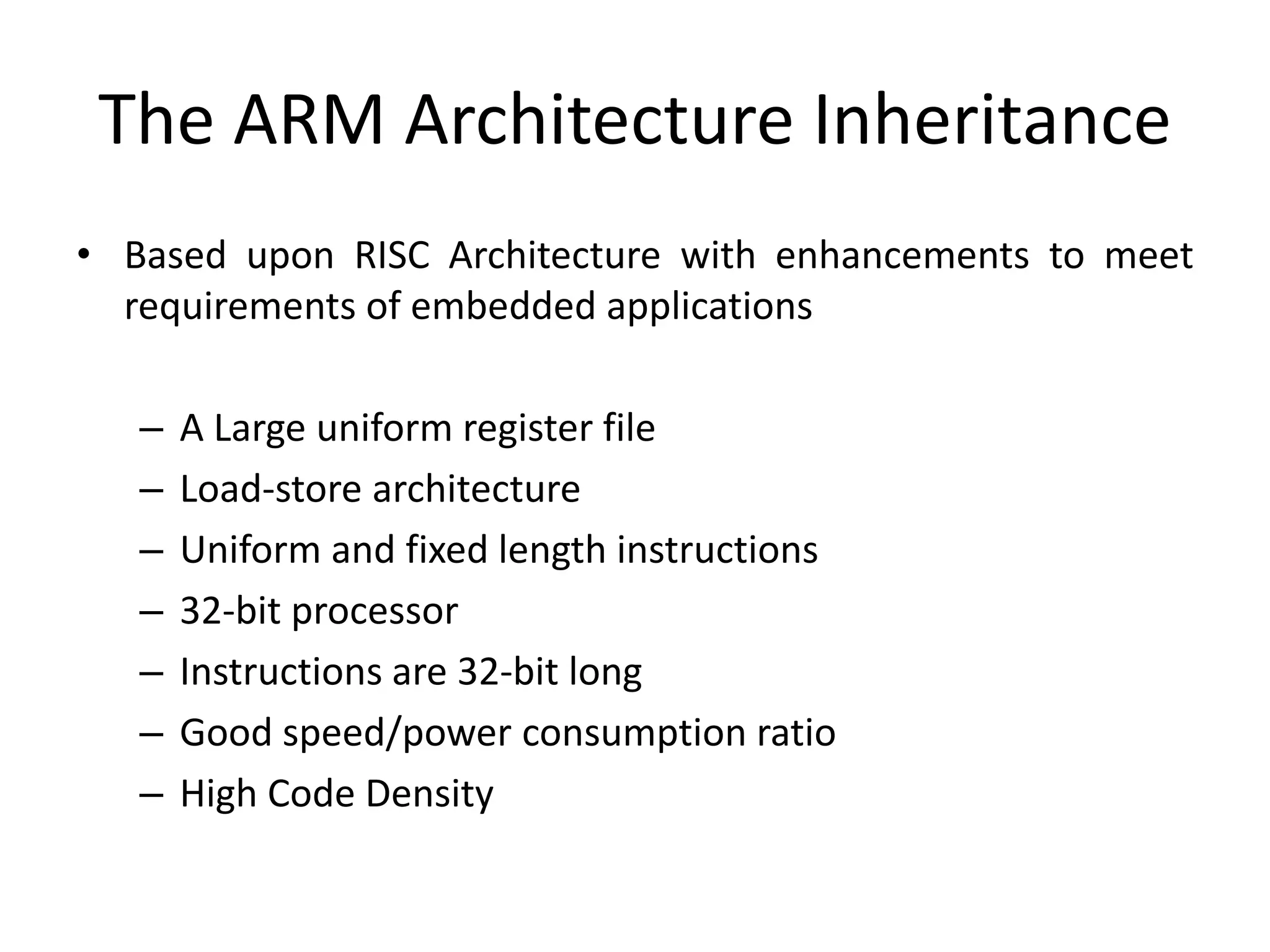 Arm architecture chapter2_steve_furber | PPTX