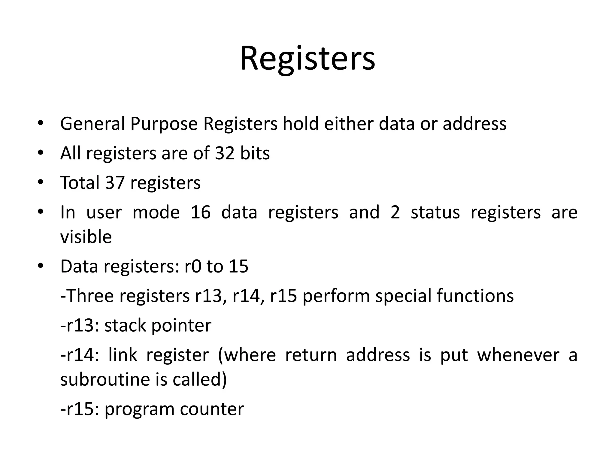 Arm architecture chapter2_steve_furber | PPTX