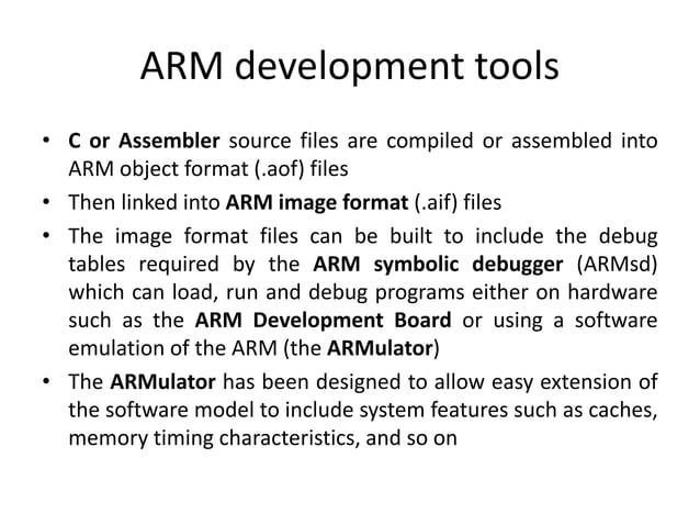 Arm architecture chapter2_steve_furber | PPTX