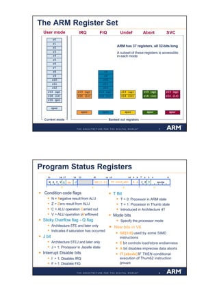 Arm architecture overview | PDF