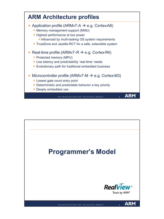Arm architecture overview | PDF